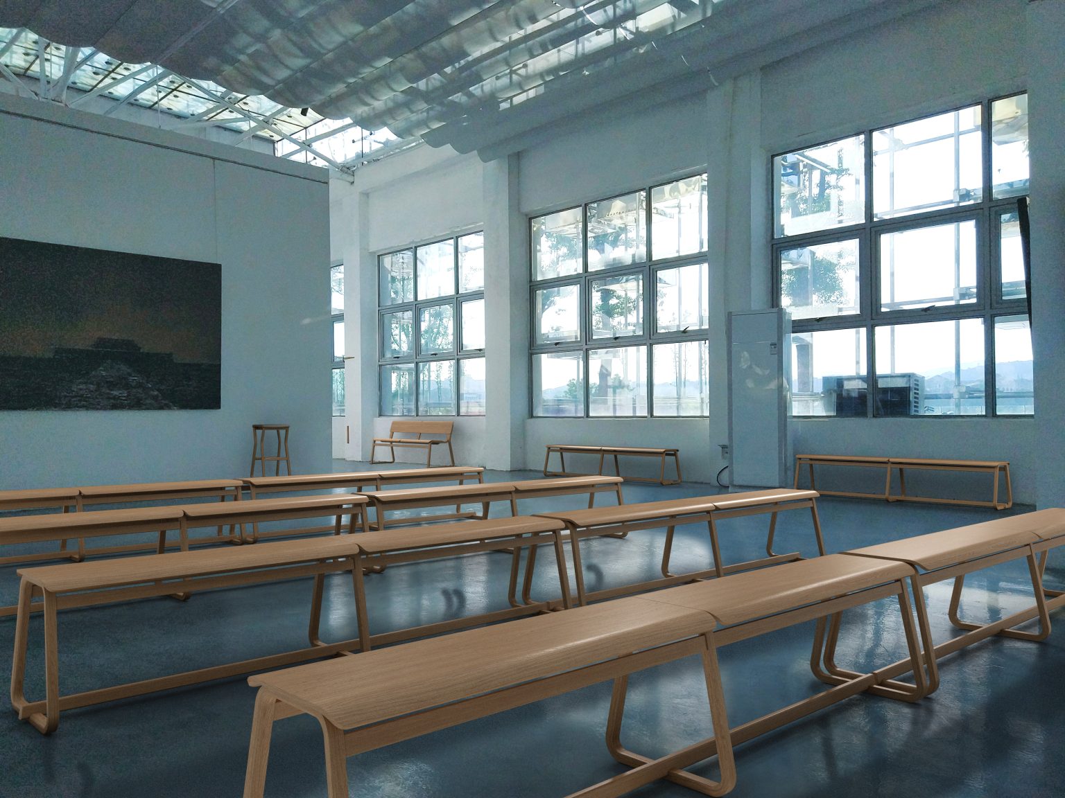 Office Bench Seating - Modern Contract Bench - Theo Furniture