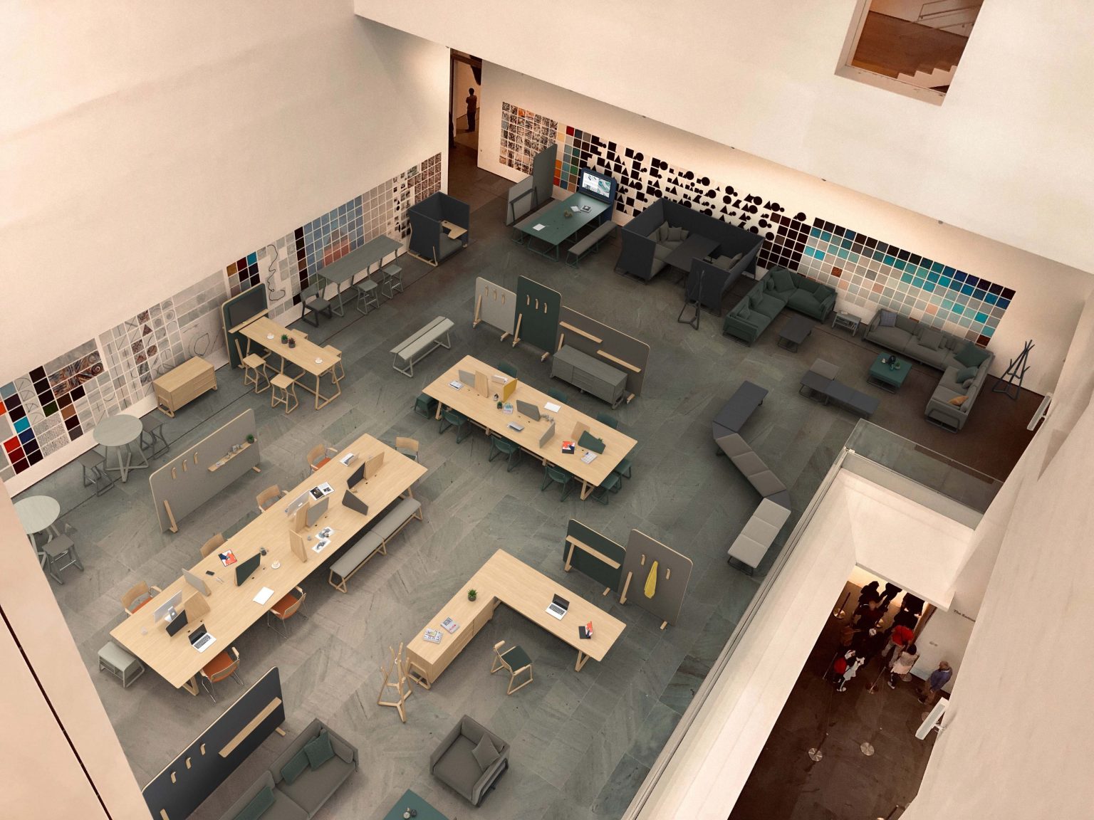 Communal Office Worktable - Theo Furniture