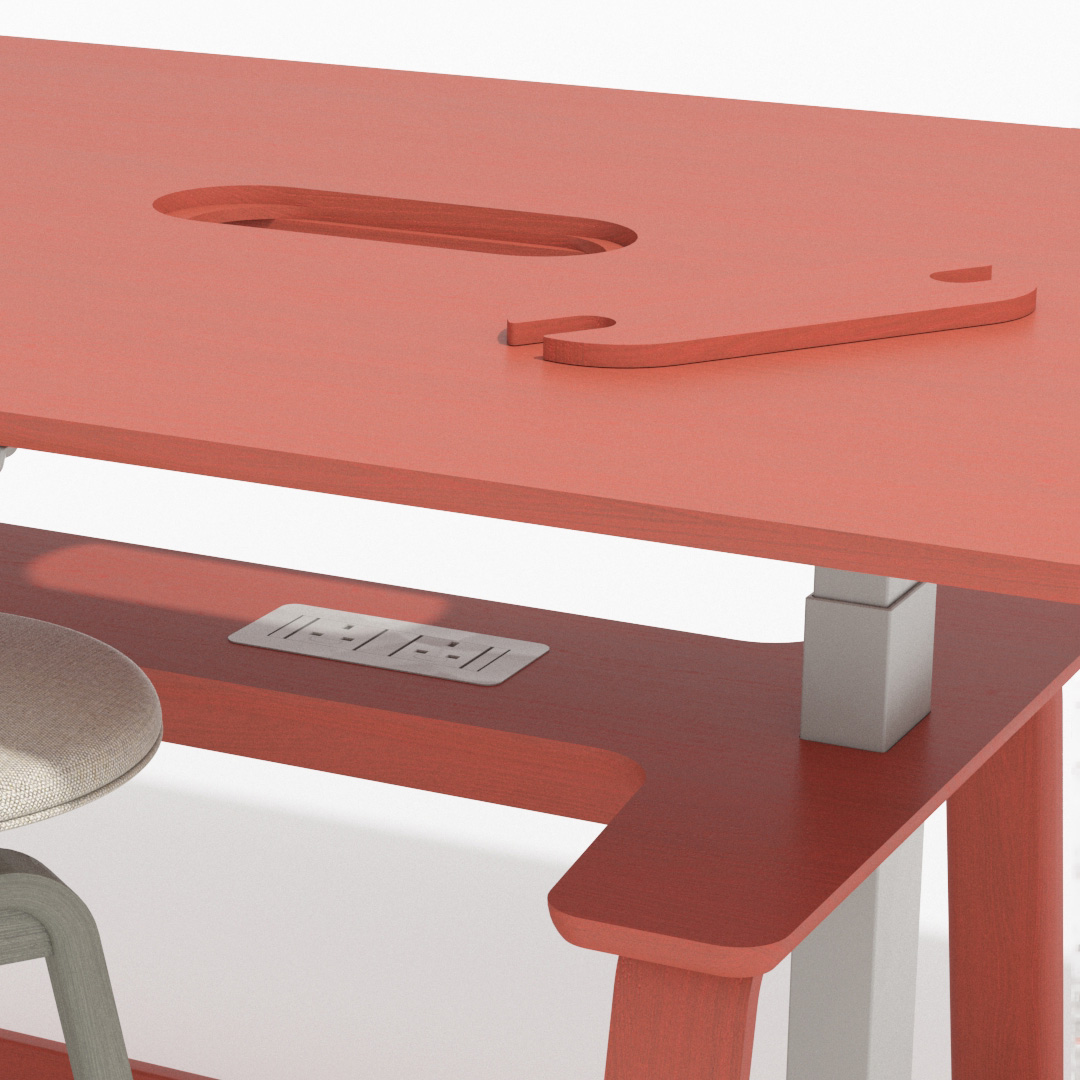 Height Adjustable Table - Sit Stand Table - Theo Furniture UK