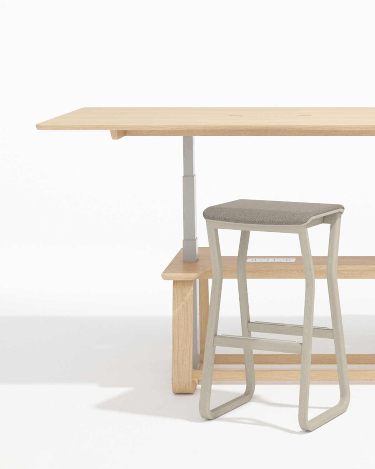 Height Adjustable Table - Sit Stand Table - Theo Furniture UK